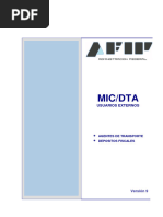 Manual MIC DTA | PDF | aduana | Transporte