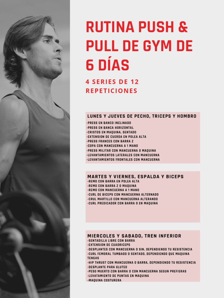 Rutina Gym 1C | PDF