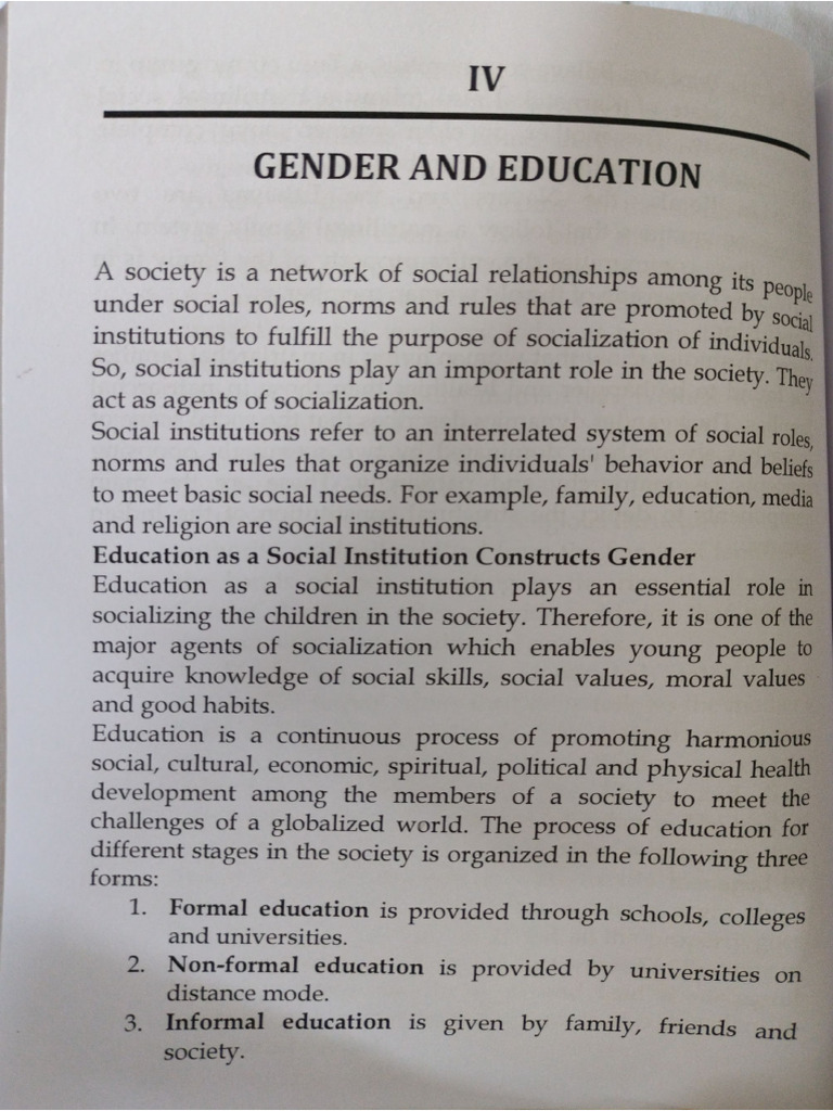 Unit3. Gender Studies | PDF
