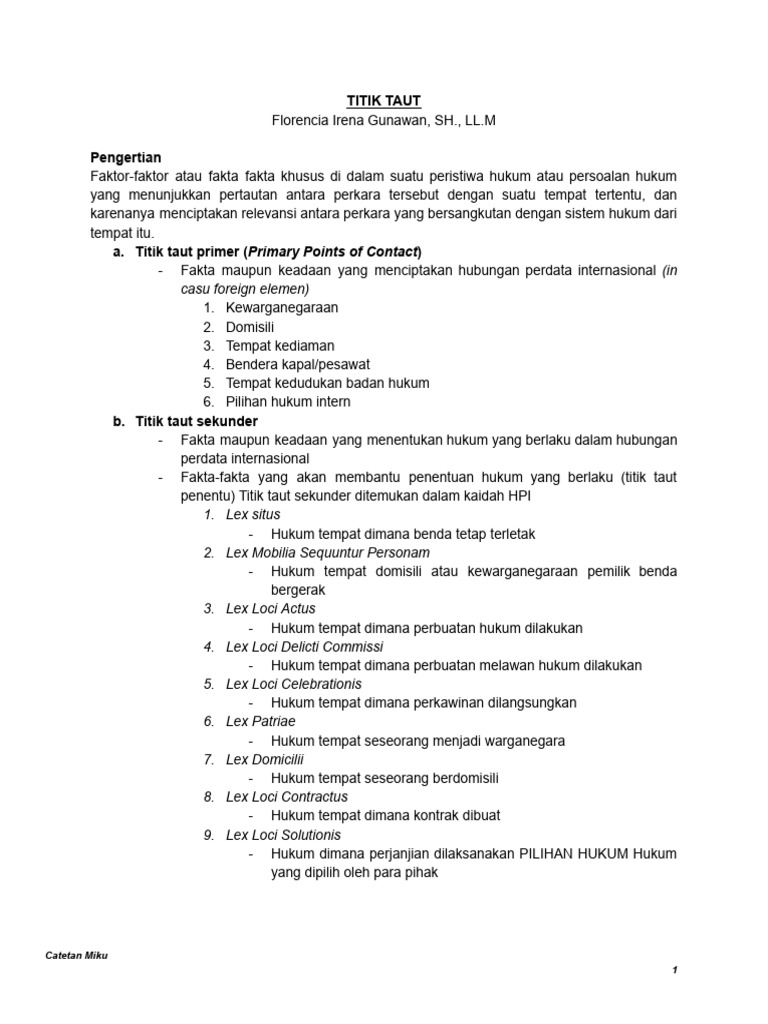 Catetan HATAH Miku | PDF