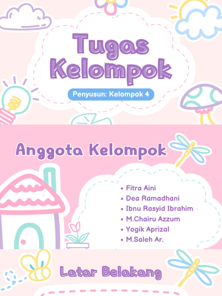 Penuh Warna Pastel Imut Tugas Kelompok Presentasi - 20241111 - 145105 - 0000 | PDF