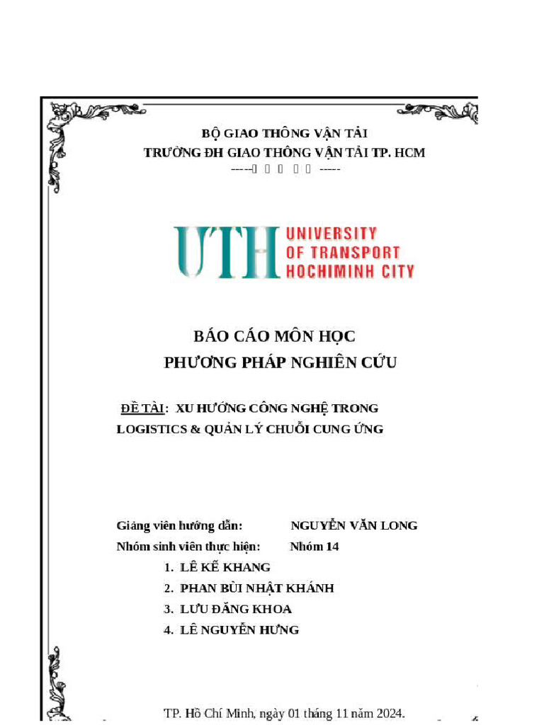 Bài Báo Cáo PPNC Nhóm 14 | PDF