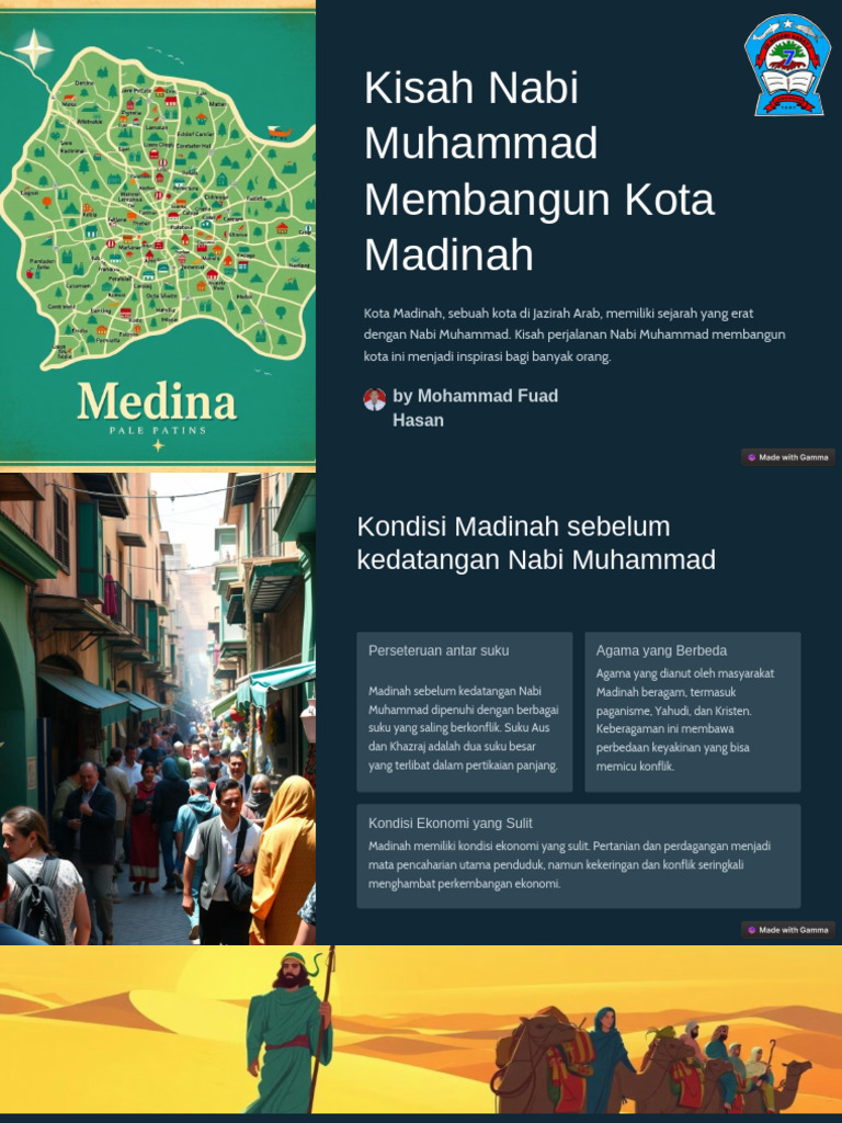 Kisah Nabi Muhammad Membangun Madinah | PDF