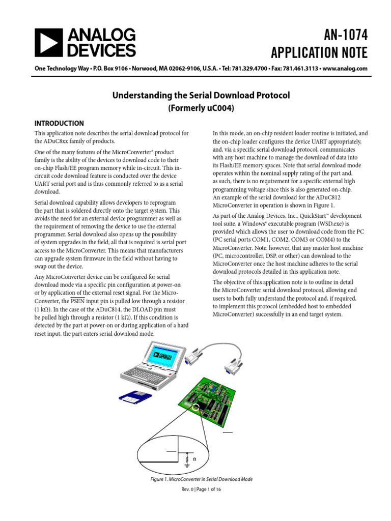 An 1074 | PDF | Transmission Control Protocol | Flash Memory