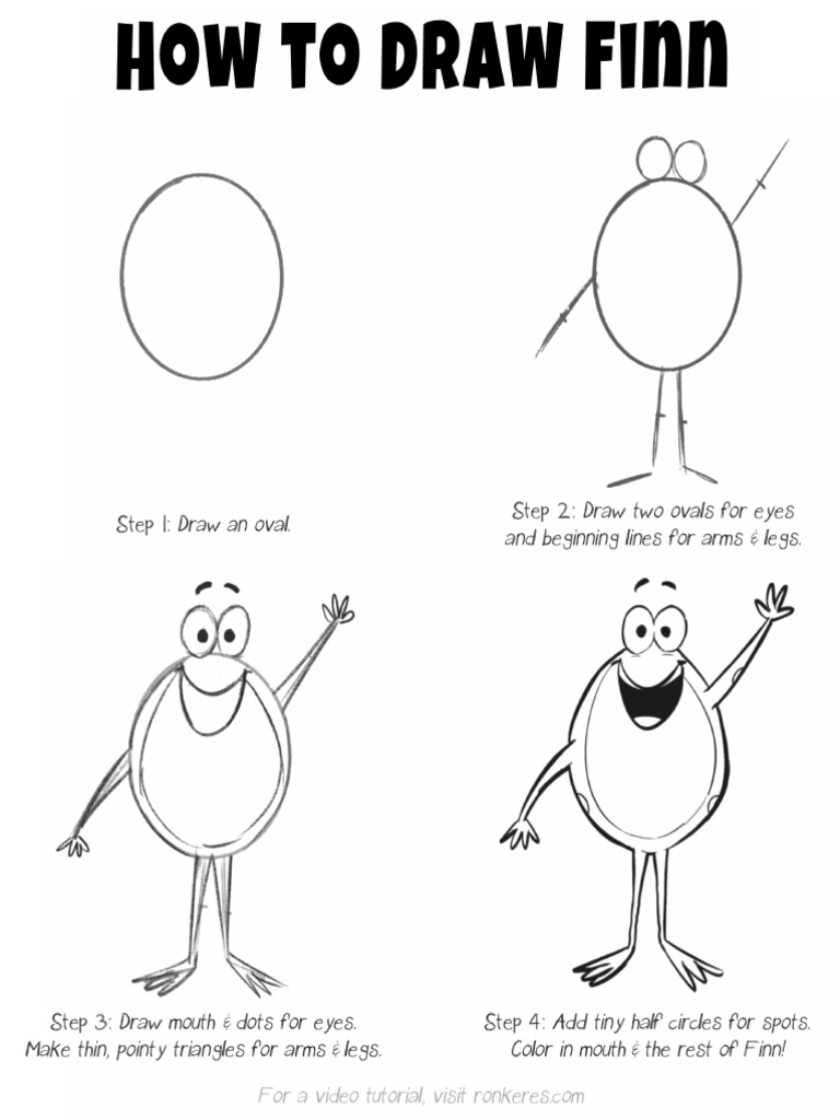 Finn The Frog Coloring Pages | PDF | Language Arts & Discipline ...