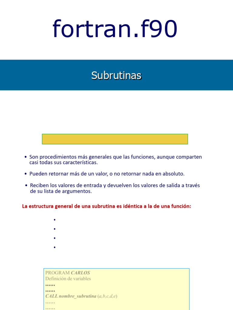 Sesion-12-Subrutinas-pptx (Okc) | PDF | Variable (informática) | Programa de computadora