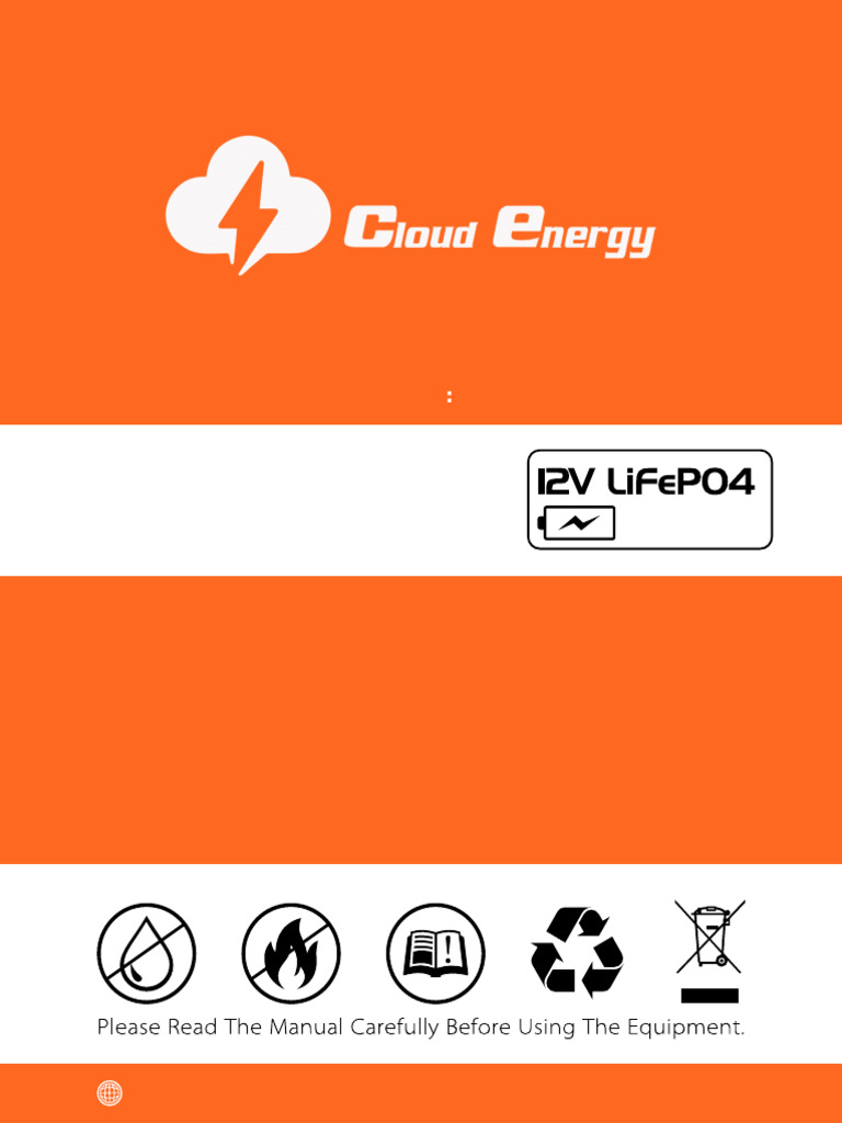 CloudEnergy-12V-300Ah-User Manual | PDF