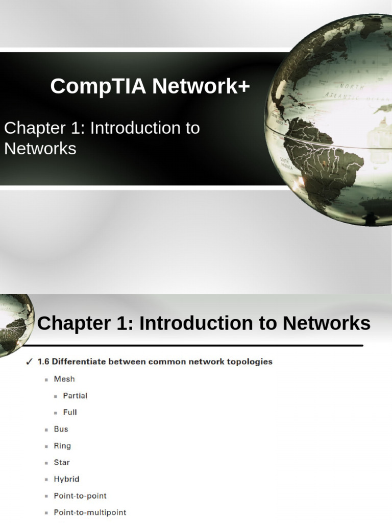 Net - 006 Chapter 1 - Introduction To Networks | PDF | Network Topology | Computer Network