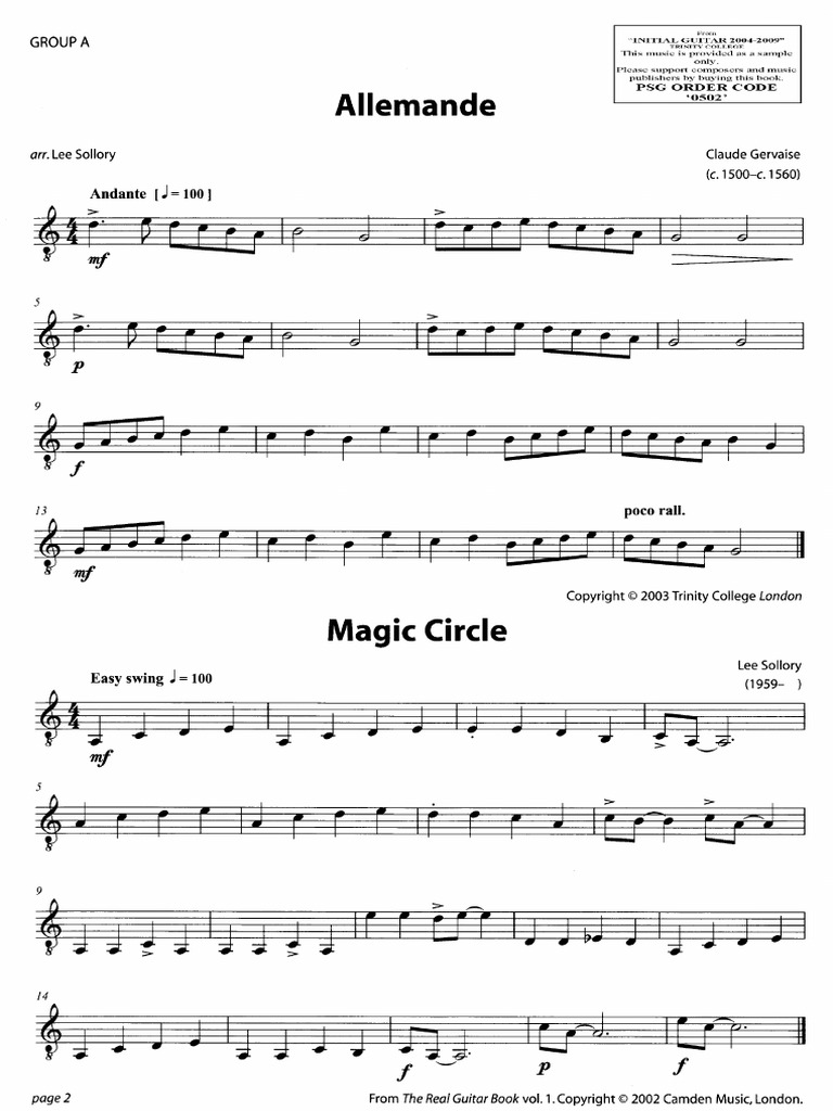 Guitar Initial Trinity | PDF