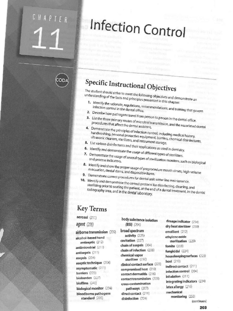 CH 11 Infection Control - Compressed | PDF