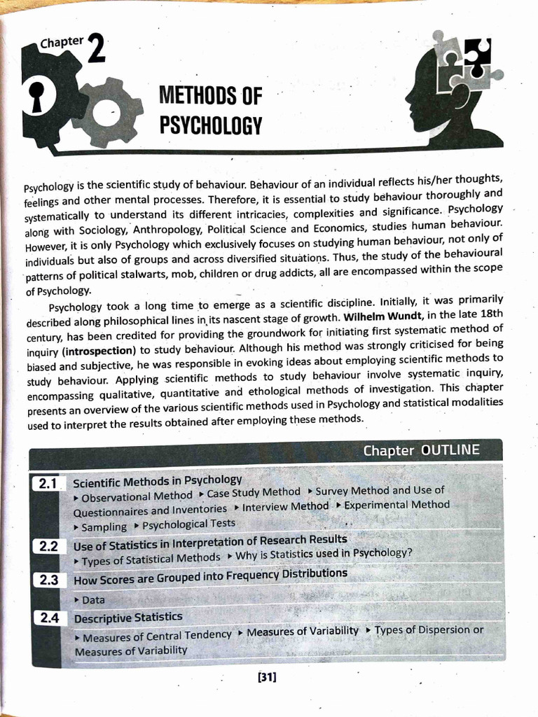 Research Methods in Psychology | PDF