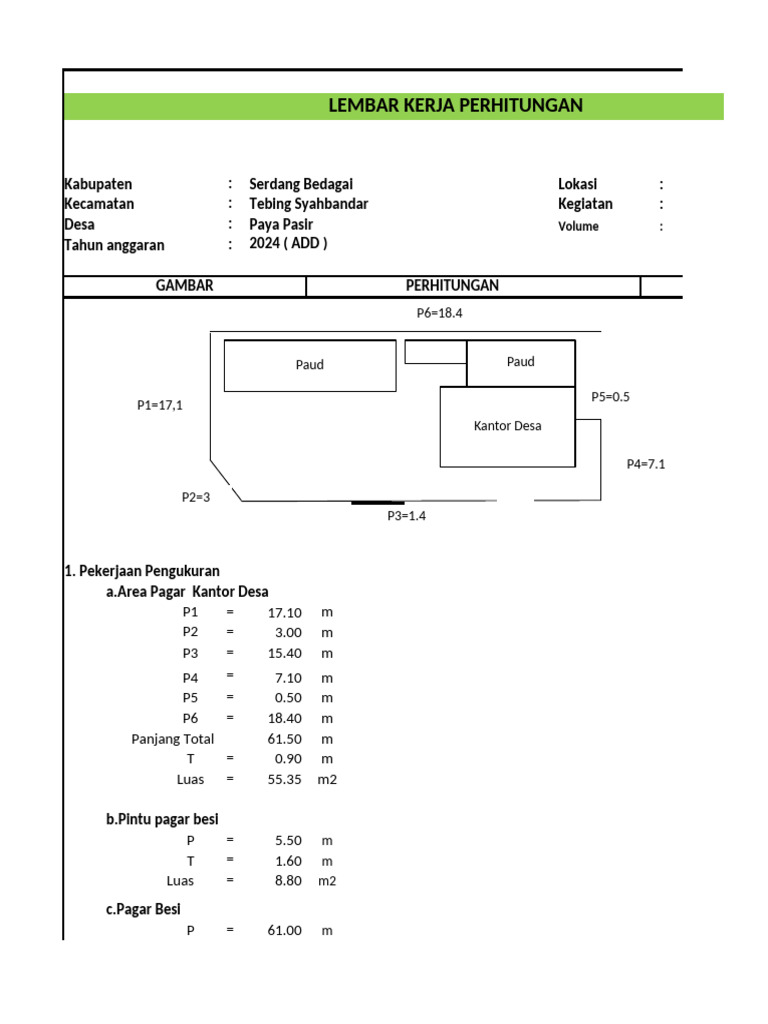 Rab Pagar Penggalangan | PDF