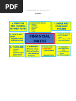 Grade 12 Financial Mathematics Formulas | PDF | Interest | Loans