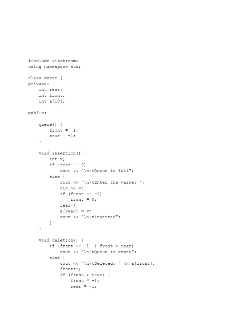tanmay Gosavi //SA20 //assignment 11 //queue | PDF