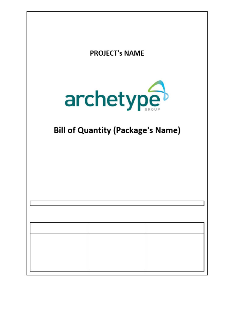 NRM1 Template BOQ Detail Design - For Tender | PDF | Door | Wall