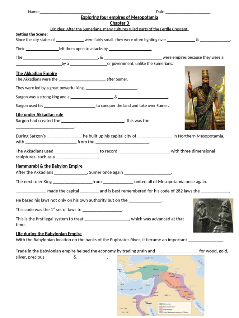Empires of Mesopotamia Overview | PDF | Mesopotamia | Babylonia