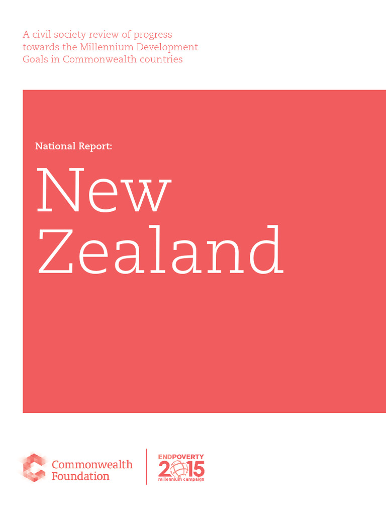 New Zealand's Civil Society MDG Review | PDF | Millennium Development ...