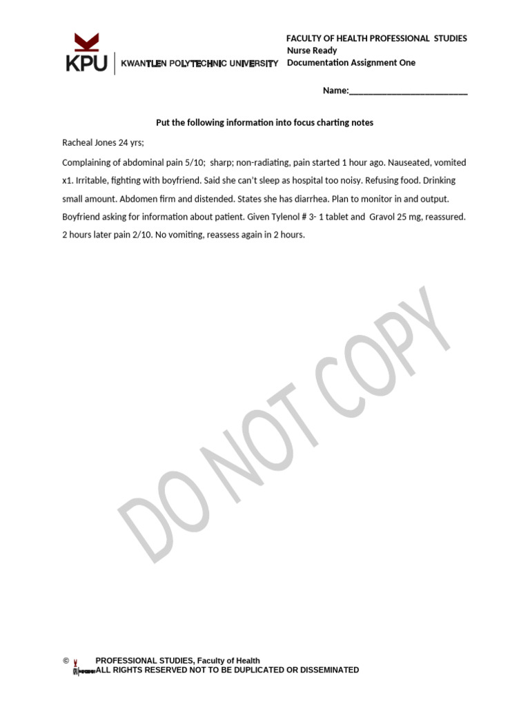 Document Assignment One Pdf