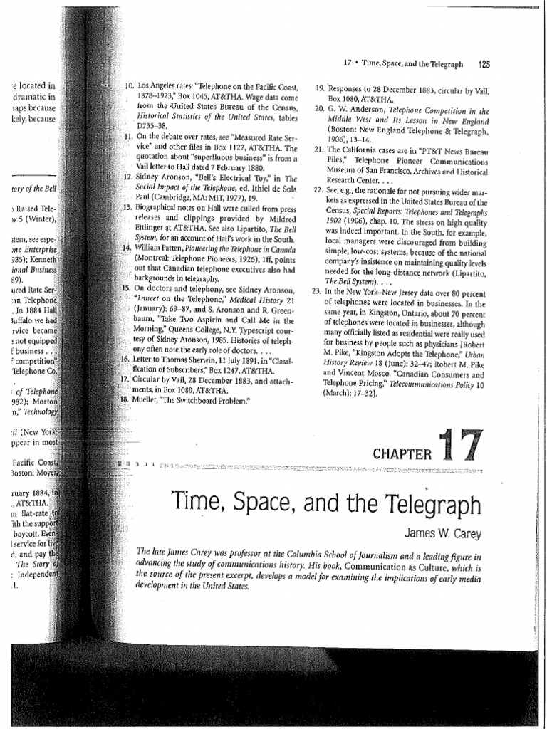 Carey Time Space Telegraph | PDF