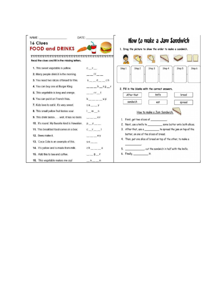Worksheet Procedure Text | PDF