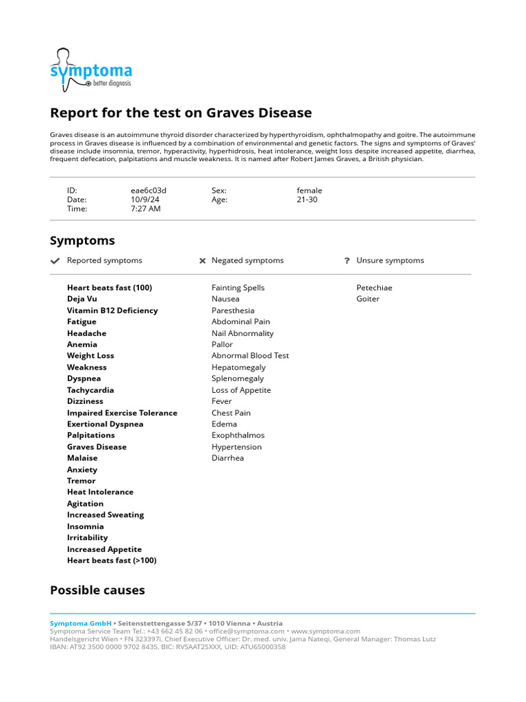 report-graves-disease | PDF | Medical Specialties | Epidemiology