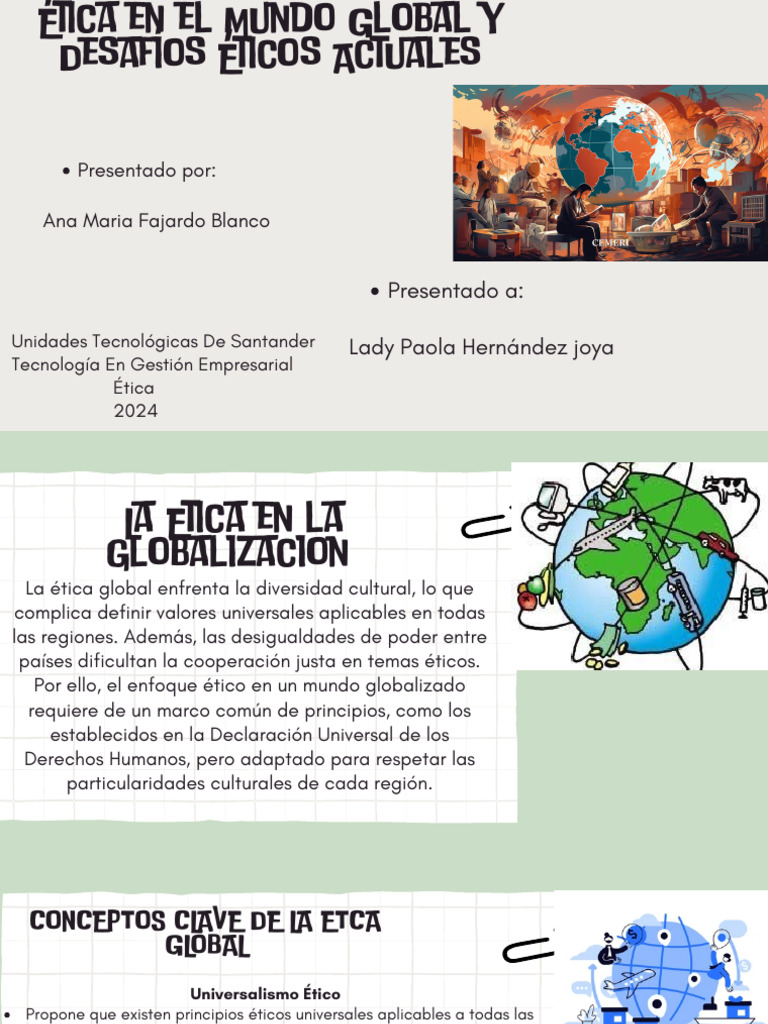 Ética Global y Desafíos de la Globalización | PDF | Sustentabilidad | Globalización