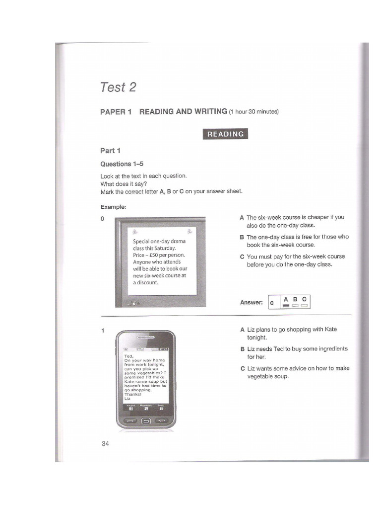 PET 8 - Test 2 | PDF