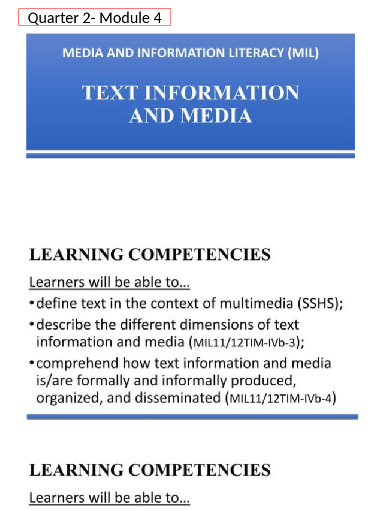 Module 4 Text Information and Media | PDF | Blog | Editing