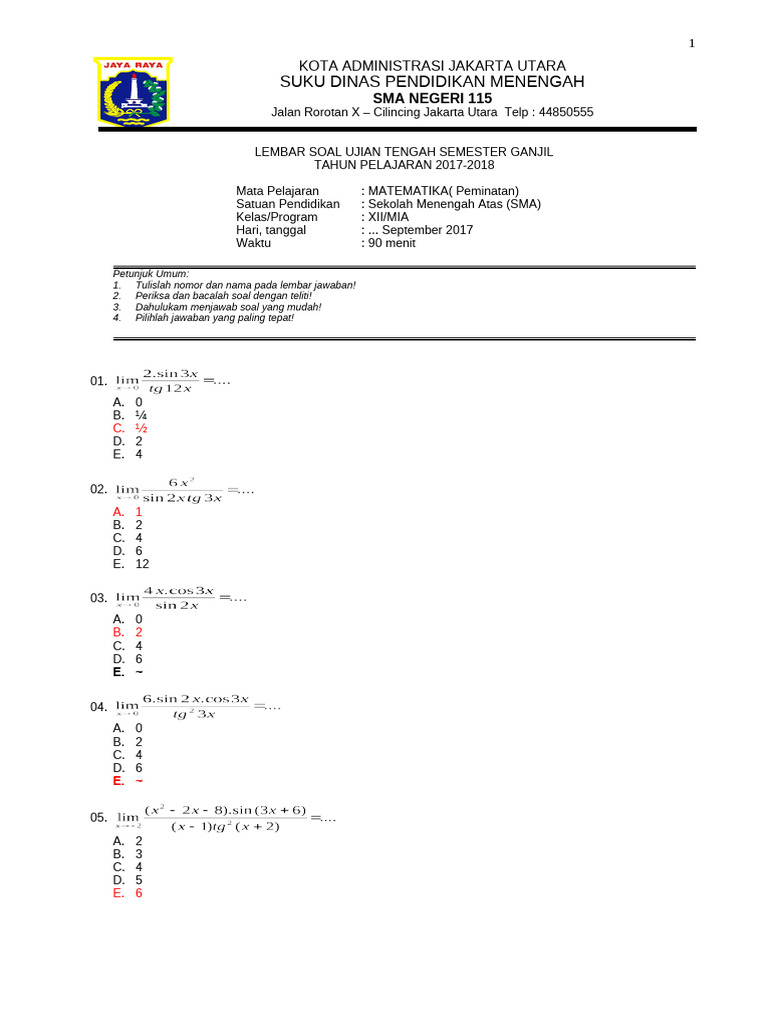 Uts Xii Mipa Minat | PDF