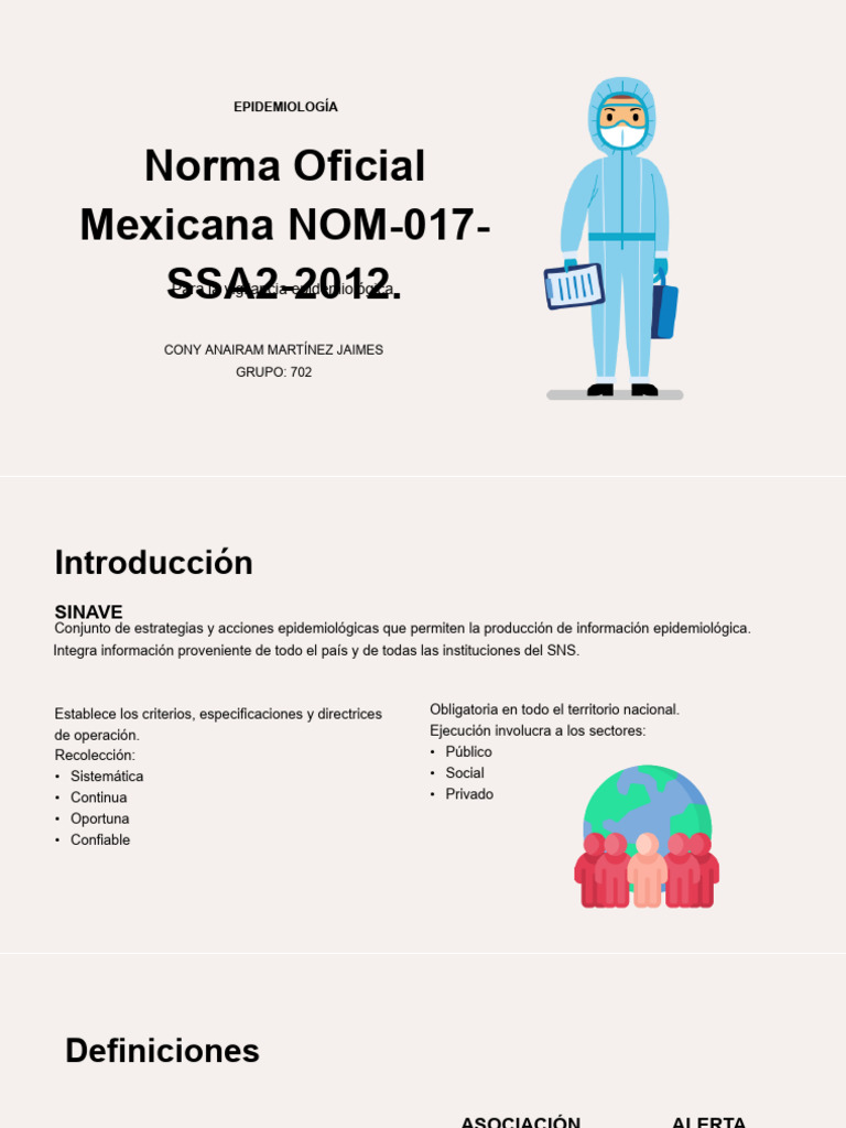 Norma 017 | PDF | Epidemiología | Vigilancia