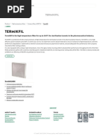 Megalam Prosafe HEPA/ULPA Filters | PDF | Chemical Substances | Chemistry