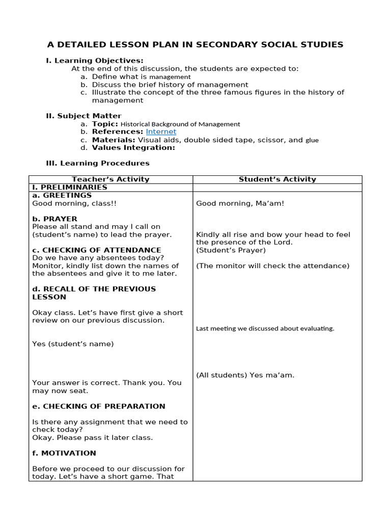 LESSON-PLAN uwu | PDF | Lesson Plan | Cognition