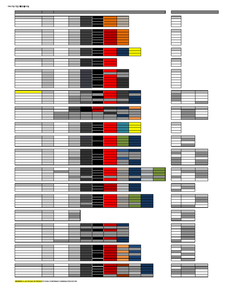 Codigos de Color - MARZO'24 | PDF | Ligero | Arco iris