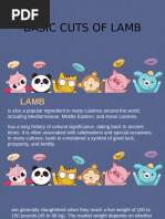 Lamb Meat Yield and Cutting Guide | PDF | Lamb And Mutton | Animal Killing