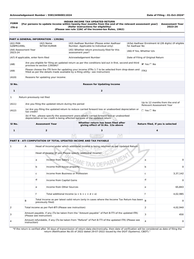Form PDF 558134960011024 | PDF | Tax Refund | Taxes