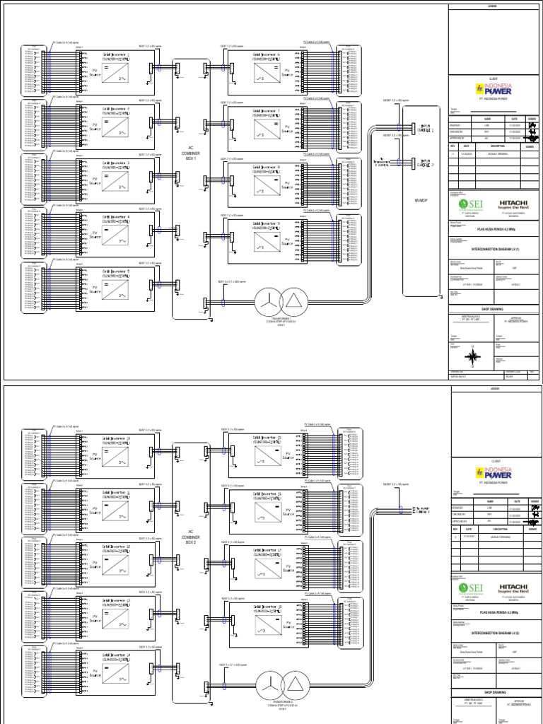 NSP-E6-DW-001 - Interconnection Wiring Diagram LV | PDF | Electric ...