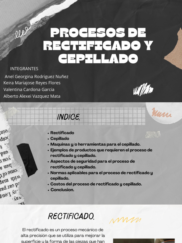 Recti Fica Do | PDF | Rectificado (corte abrasivo) | Herramientas