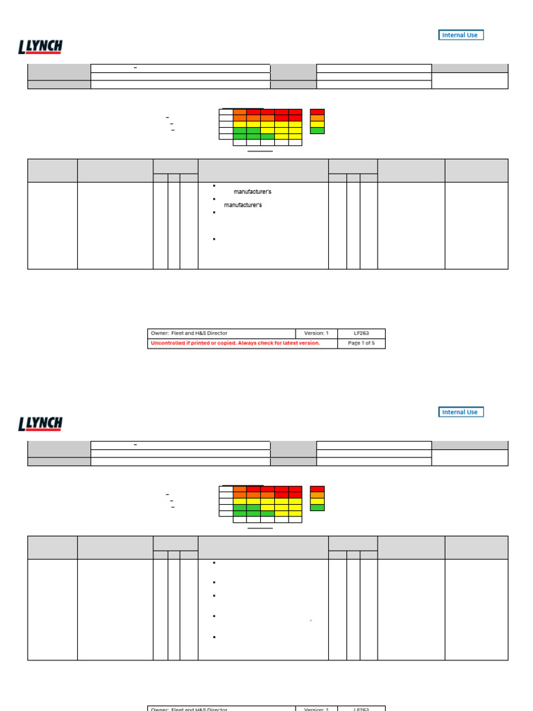 Delta Deck Low Level Platform Risk Assessment | PDF | Risk | Risk ...
