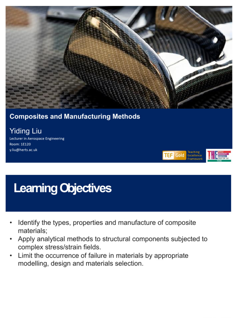 Composites and Manufacturing Methods | PDF | Composite Material | Materials