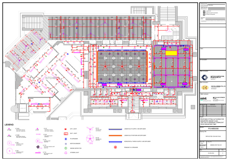 MBS080-RCP-SD-001 - Reflected Ceiling Plan | PDF