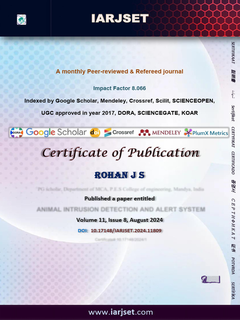 Rohan J S1 | PDF