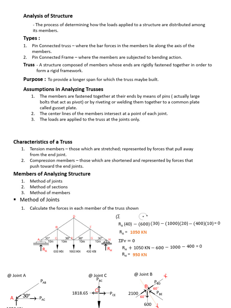 Engg Mechanics Chapter4 | PDF | Truss | Mechanical Engineering