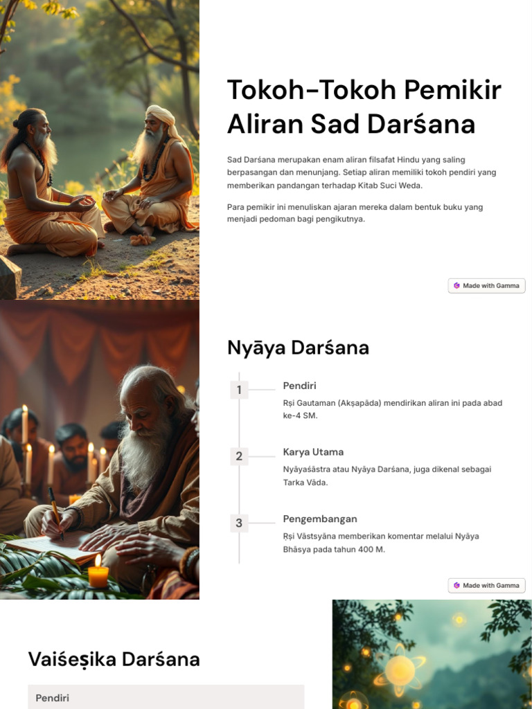Tokoh Tokoh Pemikir Aliran Sad Darsana | PDF | Agama & Spiritualitas