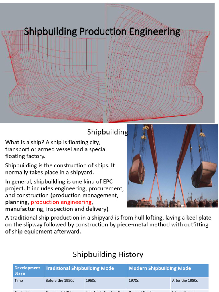 Ship Production Engineering | PDF | Shipbuilding | Ships
