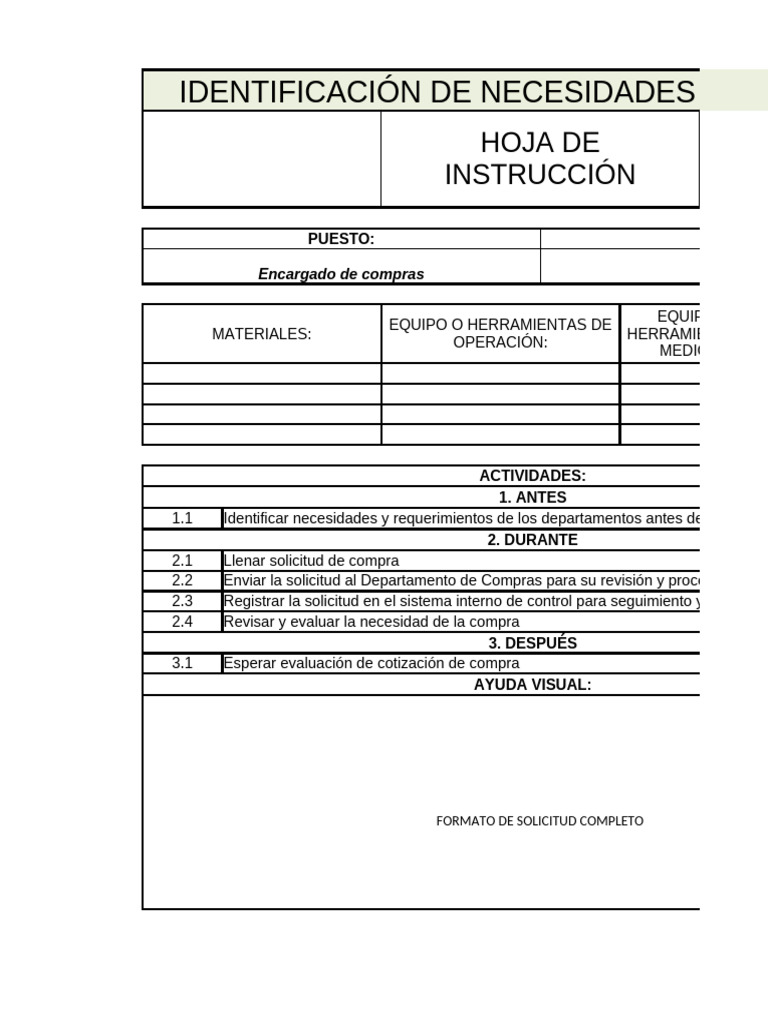 Instrucción de Operación (Ejem) | PDF