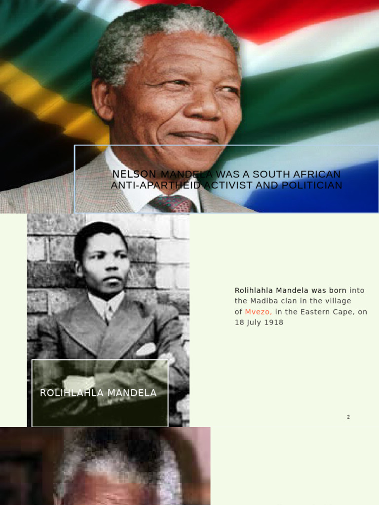 Mandela Was A South African Anti-Apartheid Activist and Politician | PDF