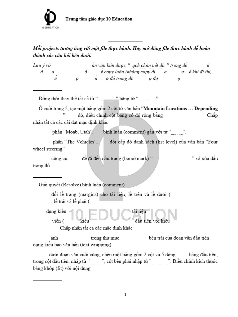 Mock Test 1 | PDF