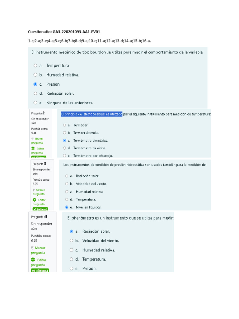 Cuestionario GA3-2201093-AA1-EV01 | PDF