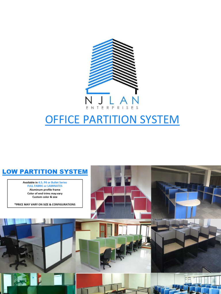 Office Partition System | PDF | Materials | Building Materials