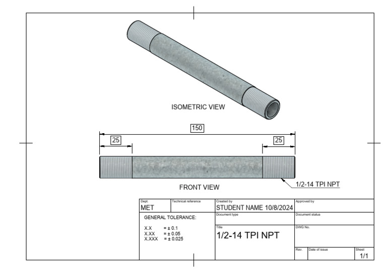 1-2 - 14 Tpi NPT | PDF | Technology & Engineering